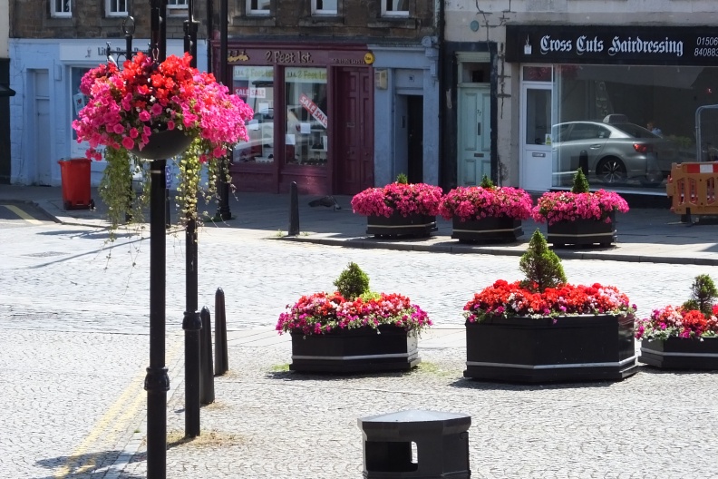 Cross Hanging Baskets and Planters, DSCF9097